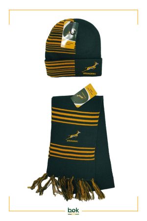 Official Springbok Beanie - Green and Gold Quartz Beanies